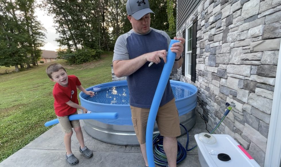 How to setup a DIY Stock tank pool with liner - HandBuilt.io
