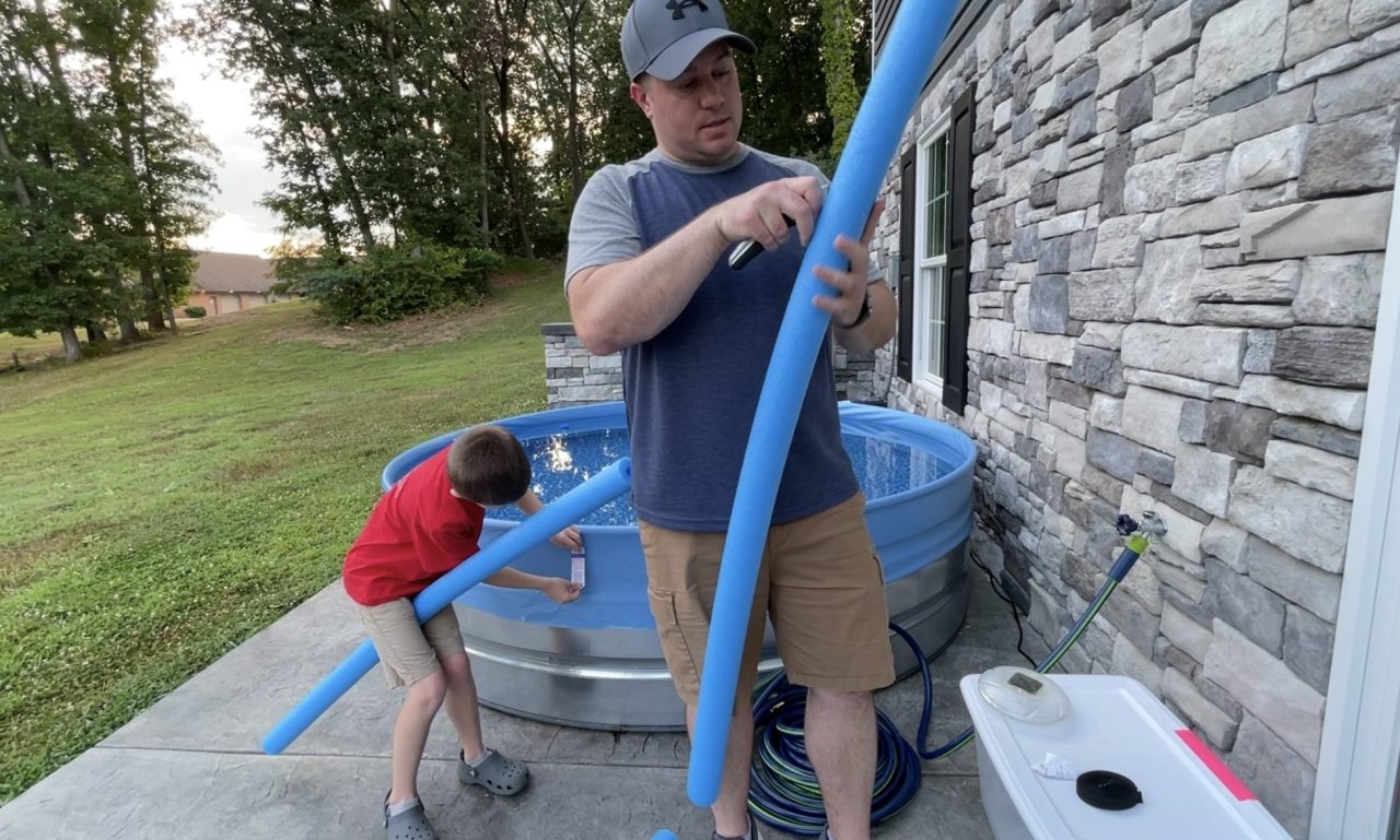 How to setup a DIY Stock tank pool with liner - HandBuilt.io
