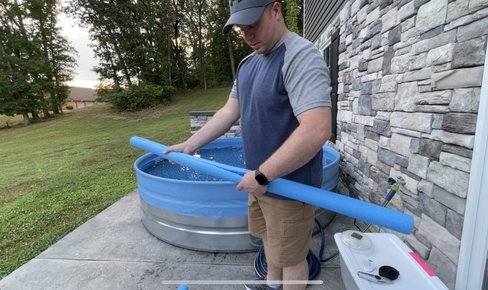How to setup a DIY Stock tank pool with liner - HandBuilt.io
